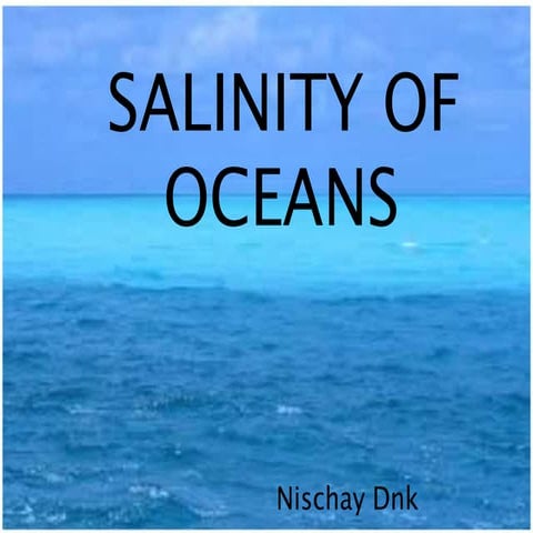Salinity of water(edited version) | PPTX