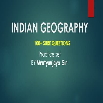Geography maps of india (1) | PPTX