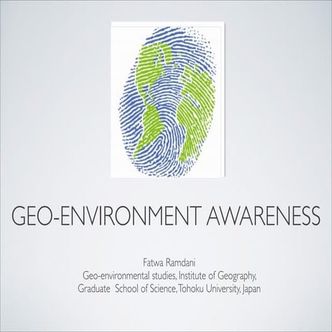Geo-Environment Awareness | PPT