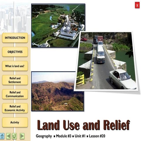 Geography M3 Relief and Land use | PPT