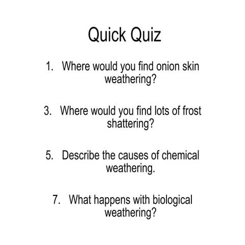 Geo 11 weathering and erosion | PPT | Geology | Science