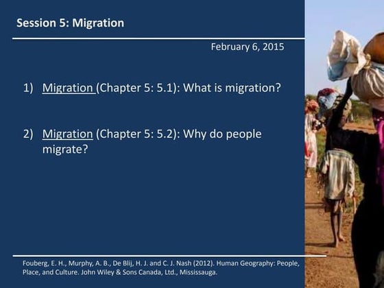 Global Population and Mobility | PPTX