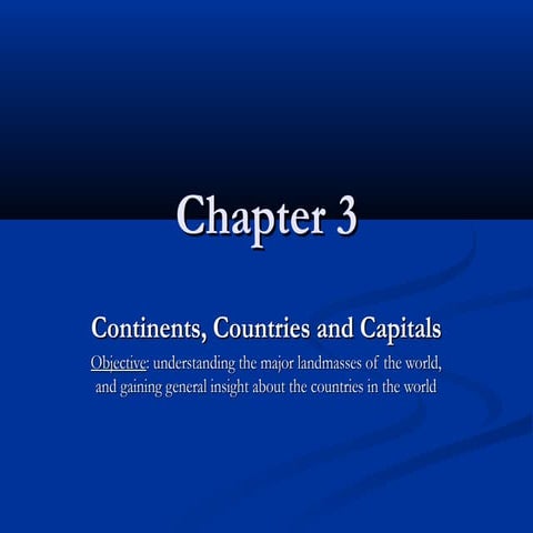 About World Continents | PPT