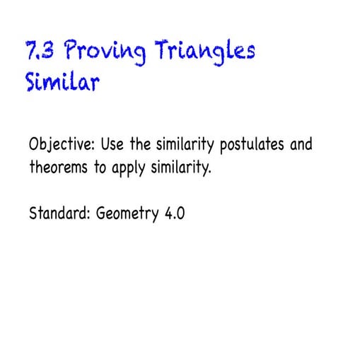 Geo 7.3 notes_similarity | PDF