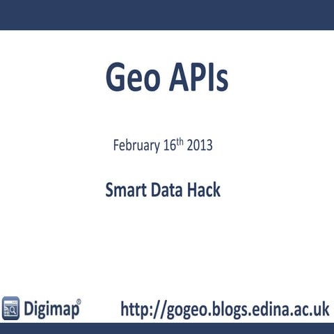 Geo APIs | PPTX