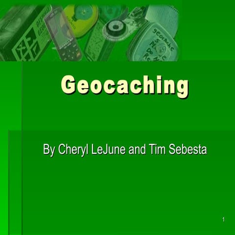 Geocaching | PPT