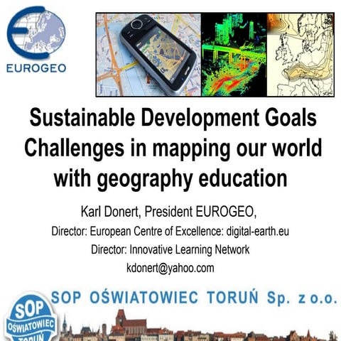 Sustainable Development Goals Challenges in mapping our world with ...