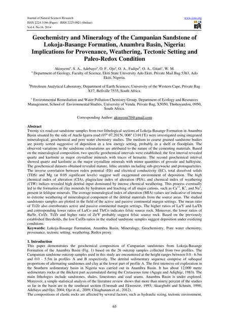 Geology, Stratigraphy and Petroleum Potentials of the Borno Basin | PPTX