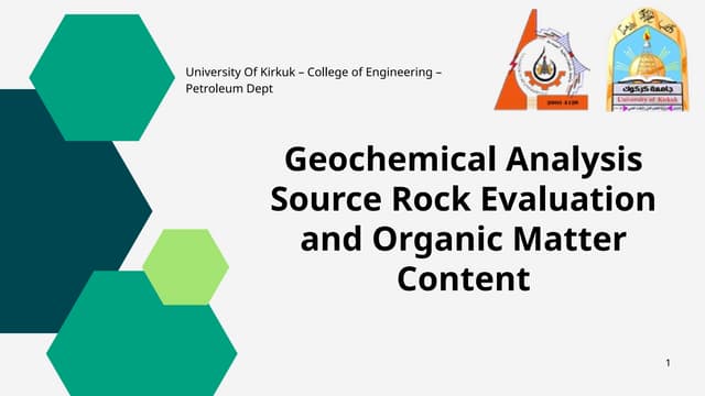 Understanding source rocks | PPTX