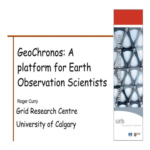 GeoChronos: A Platform for Earth Observation Scientists | PDF