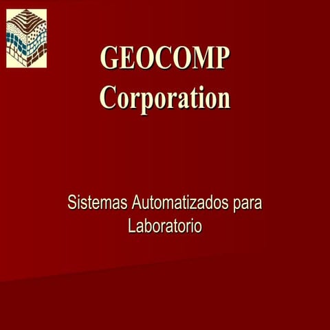 Geocomp (laboratorios automatizados) (presentación general) (raúl) | PPT