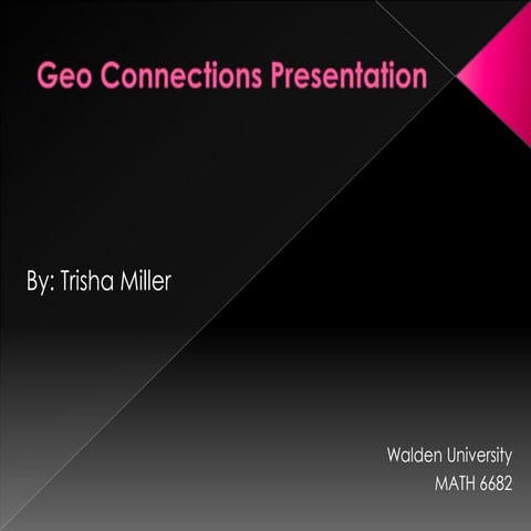 Geo connections presentation | PPTX