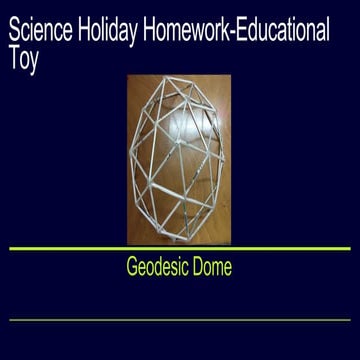 Geodesic Dome | PPTX
