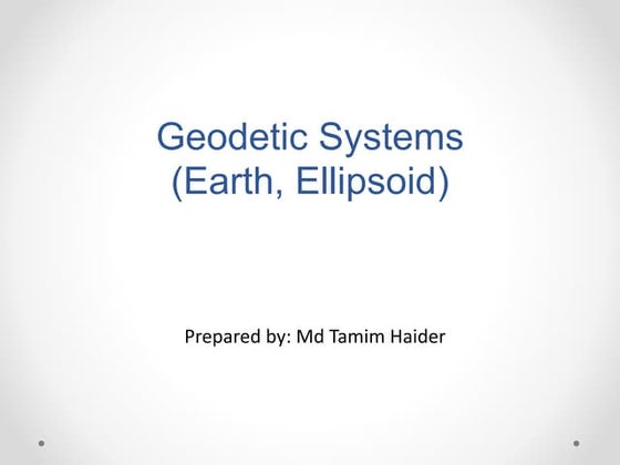 Geodesy - Definition, Types, Uses and Applications | PDF | Geography ...