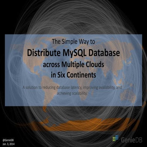 The Simple Way to Distribute MySQL Database across Multiple Clouds in ...