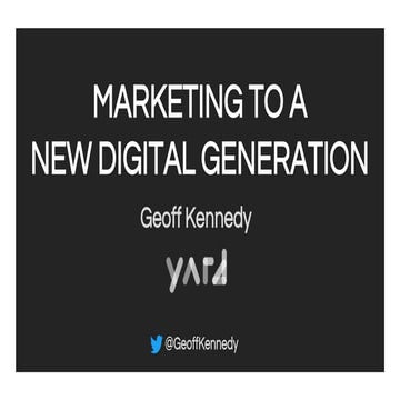 Geoff Kennedy, Yard Digital | PPTX