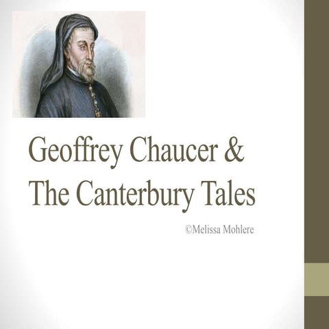 Geoffrey Chaucer | PPT