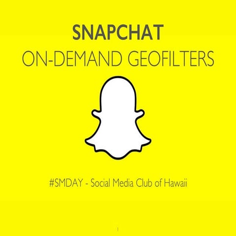 How to Create a Custom Snapchat Geofilter | PPT