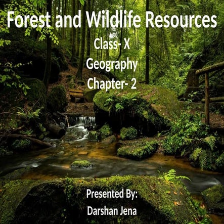 NCERT, Class-X, Geography, Chapter-2, Forest and Wildlife Resources ...