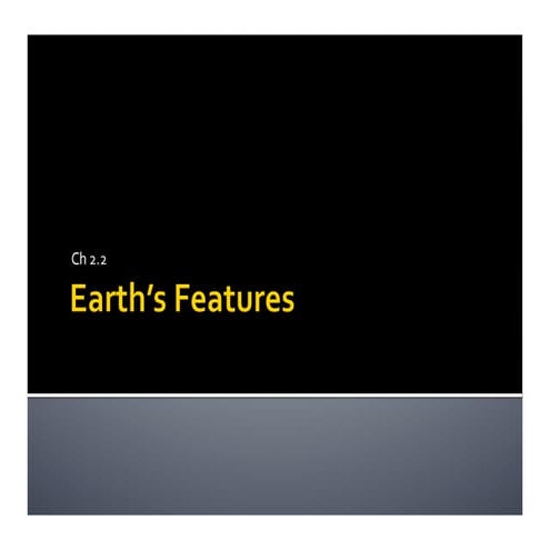 Land and Water forms | PPTX