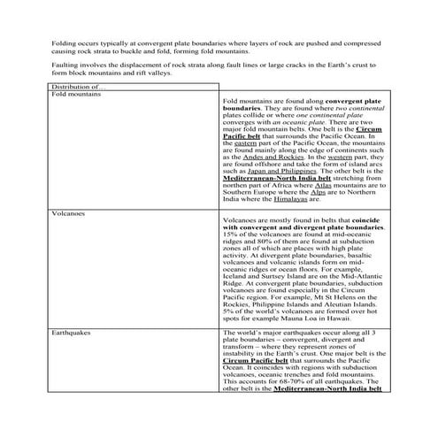Physical GEOG: Chapter 4 - Plate Movements | PDF | Geography | Science