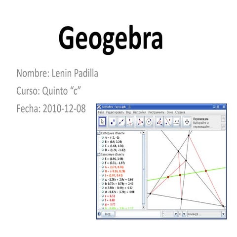 Geogebra | PPTX
