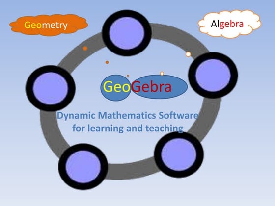GEOGEBRA dynamic mathematical software for all | PPT