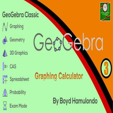 GeoGebra 3 | PPTX | Technology & Computing