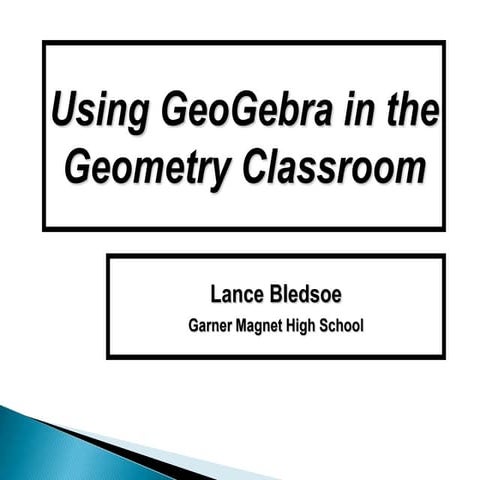 Geogebra Slides Pptx