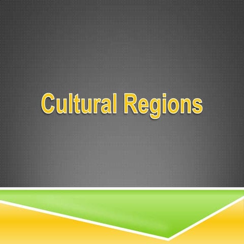 Cultural Geography | PPT