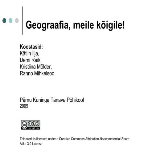 Geograafia | PPT