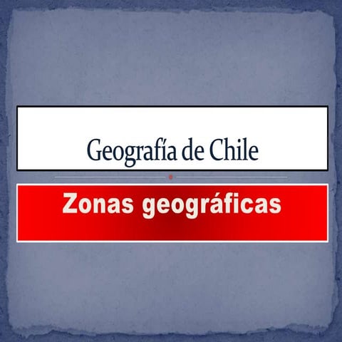 Mapa regiones naturales de Chile | PPT