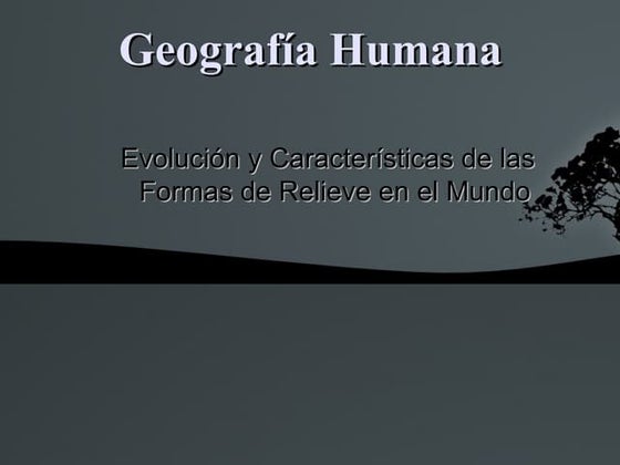 la geografía humana en América. | PPT