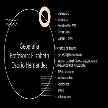 Los cinco temas esenciales de la geografía | PPTX