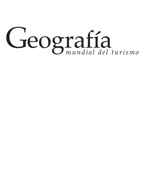 Geografia turistica..... | PPTX | Geography | Science