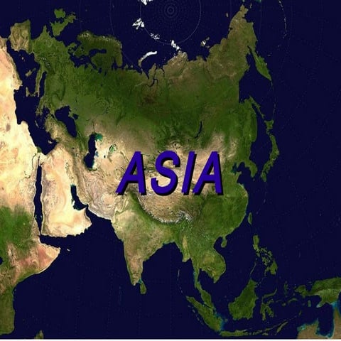 MAPA FÍSICO INTERACTIVO DE ASIA | PPTX