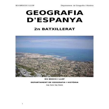 Geografia humana espanya | PDF