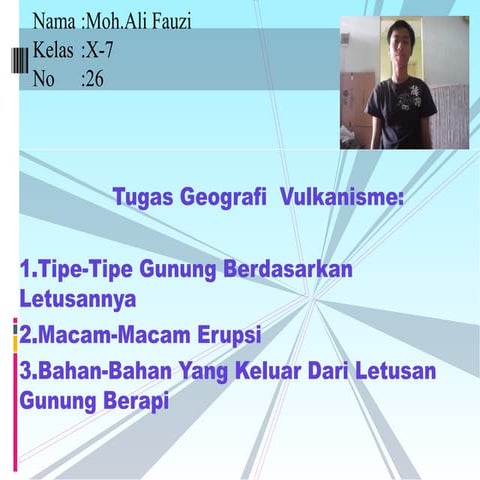 TIPE-TIPE GUNUNG API.............................. | PPTX