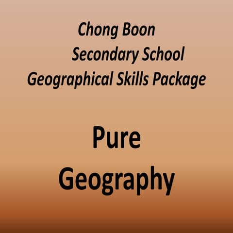 Geographical skills package 1 | PPTX