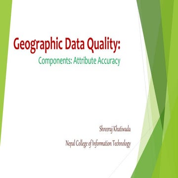 Geographic data quality | PPTX