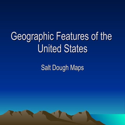 Geographic features of the us | PPT