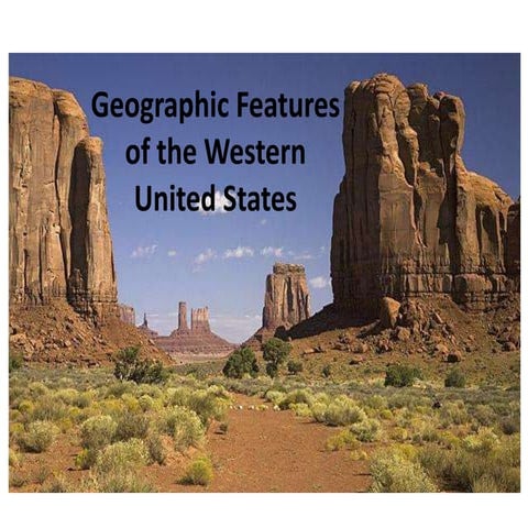 Geographic features of the western united states | PPTX