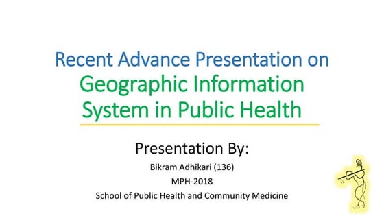 Gis tools for public health | PPT