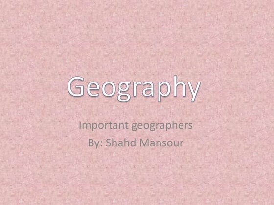 Contribution of Greek geographers/scholars | PDF | Geography | Science