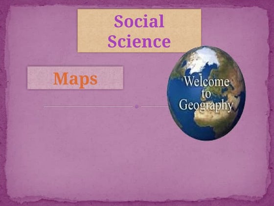 Map titles and symbols | PPTX | Geography | Science