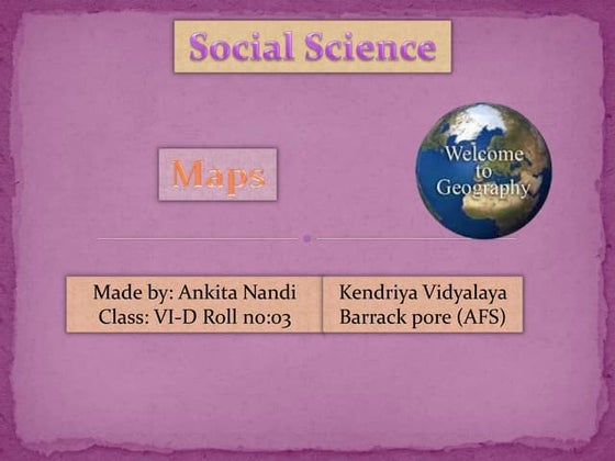 Geo skills 2 -parts of a map | PPT