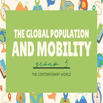 Global Population and Mobility | PPTX