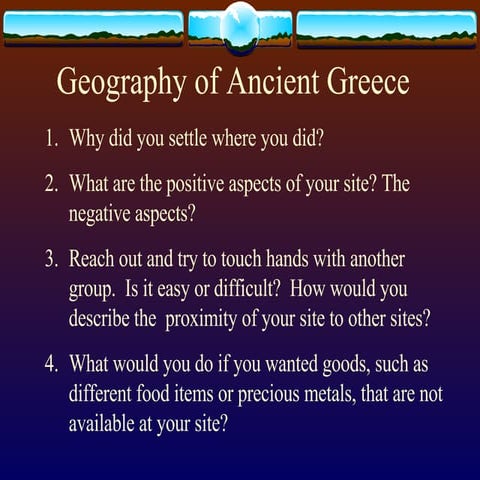 Geography Of Ancient Greece | PPT