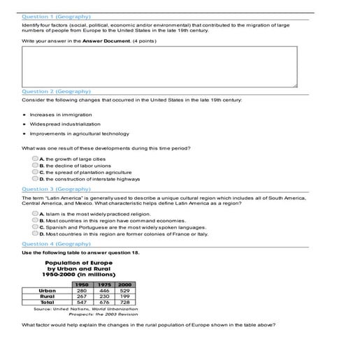 Geography 1 | PDF | Geography | Science