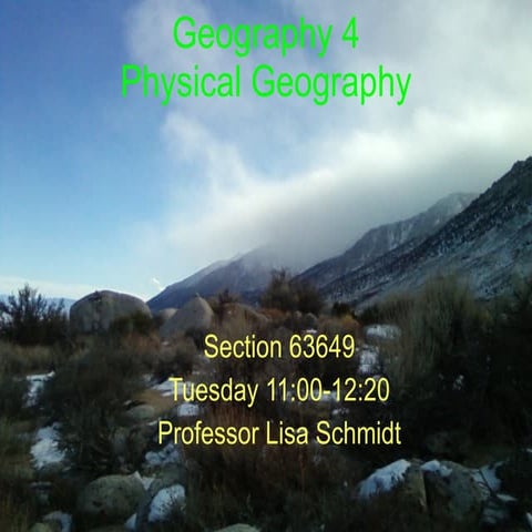Geography 4 intro | PPT